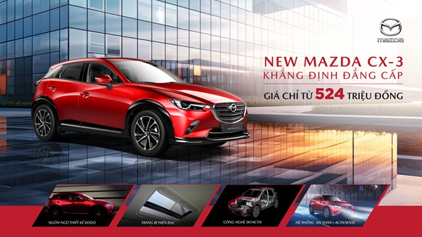 THACO AUTO GIỚI THIỆU NEW MAZDA CX-3 – MẪU XE KHẲNG ĐỊNH ĐẲNG CẤP THƯƠNG HIỆU MAZDA TRONG PHÂN ...